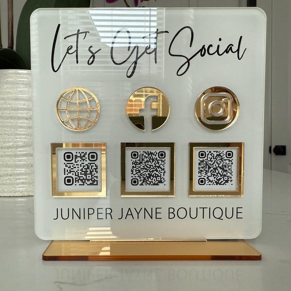 Virtual Tip Jar Sign Mini QR Code Sign Feeling Tipsy Frosted Acrylic - Etsy