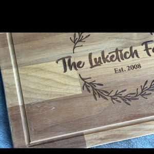 Custom Cutting Board for Professional Kitchen, Personalized Boards for ...