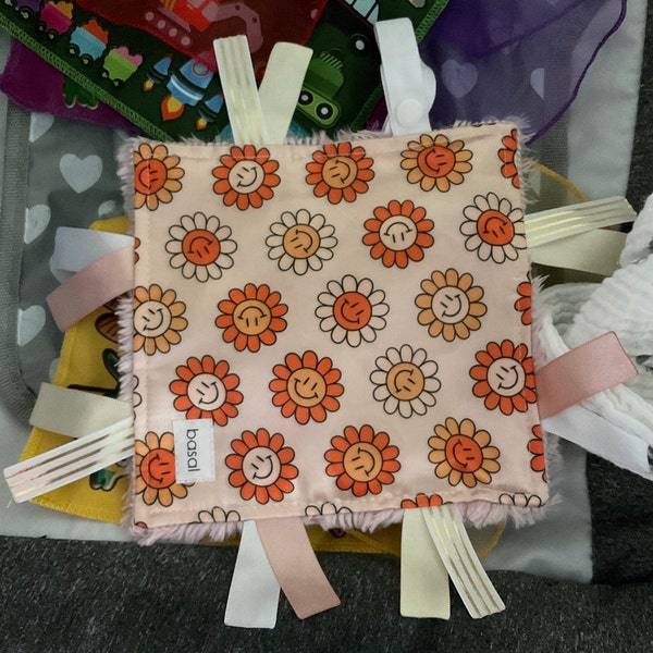 Smiley Face Baby Boy Toy, Crinkle Paper, Ribbon Toy, Grey, Yellow ...