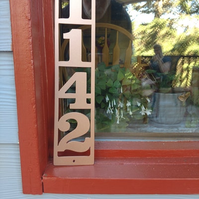 Vertical or Horizontal Metal Address Sign Outdoor Address Sign House ...