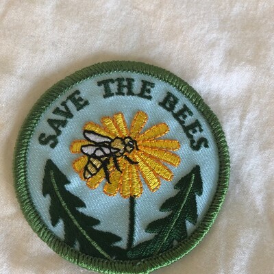 Save the Bees Embroidered Scouting Patch - Etsy