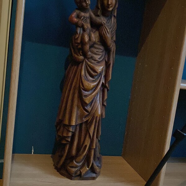 Unusual C-1900 Amber Brown French Glass Demijohn Bottle Carboy Onion ...