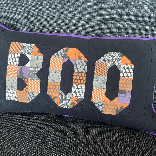 Boo Pillow Sham Pattern PDF by Jen Daly Quilts - Etsy