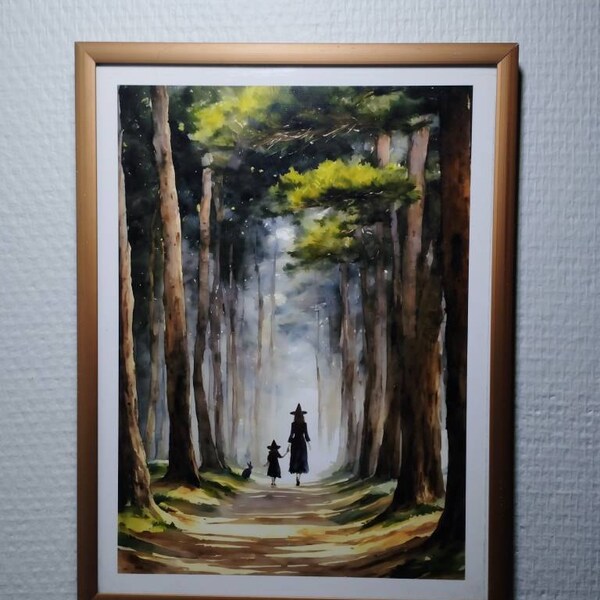 THE THREE SISTERS ~ Altar Print (download Only) ~ Witchy Watercolour ...