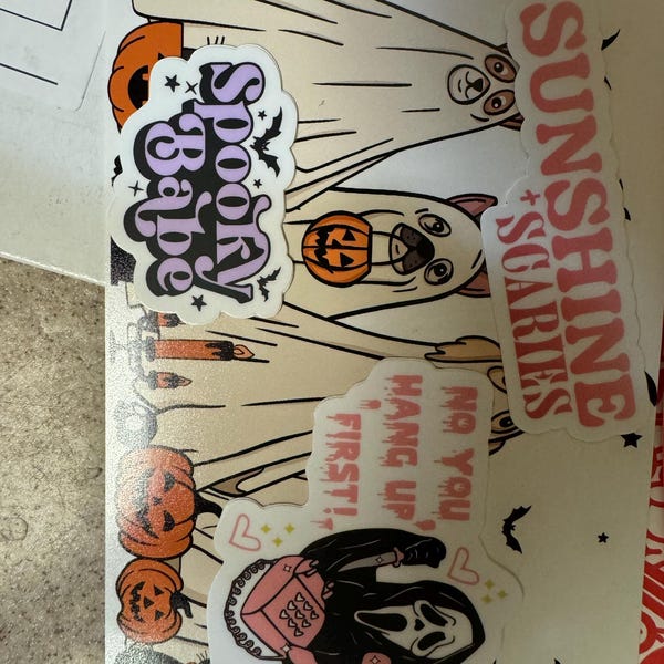 Spooky Season Vinyl Sticker - Etsy
