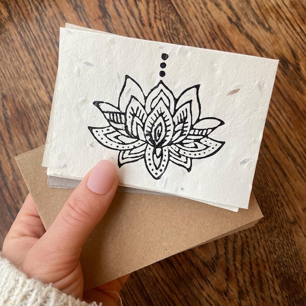 Indian Wooden Printing Block- Lotus Flower - Etsy