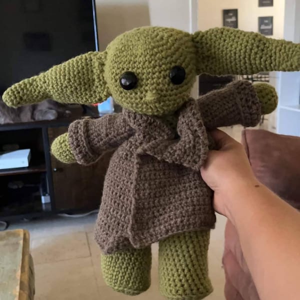Life-sized Crochet THE CHILD Pattern - Digital Download - Etsy