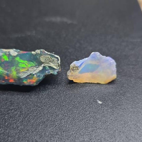 AAA+ Grade -- Ethiopian Opal Plain Beads, 100% Natural Beaded Opal ...