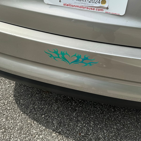 Car Tramp Stamp Vinyl Decal | Rearview Mirror Window Bumper Sticker ...