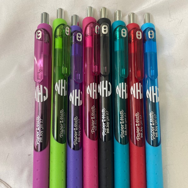 Pen Monogram Decal With Customized Name, Initials, or Branding - Etsy