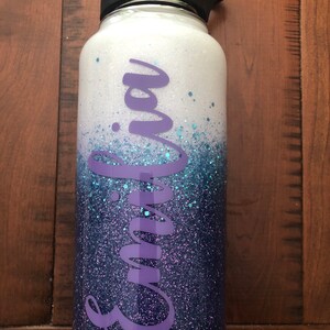 Custom Initial Tumbler 40oz Tumbler With Handle & Straw Personalized ...