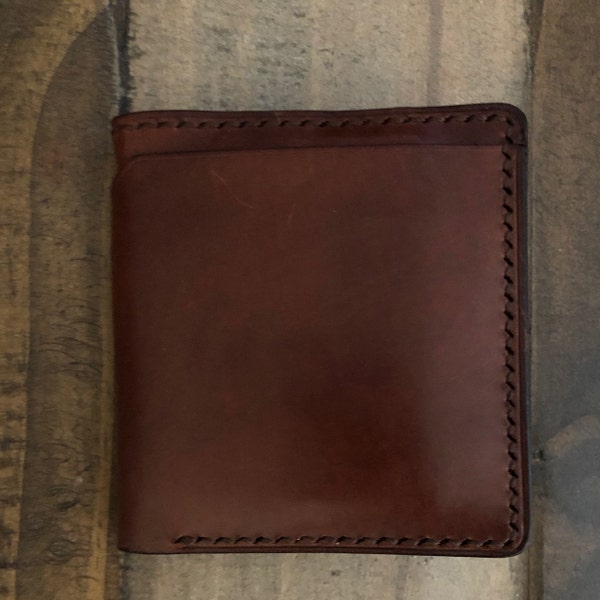 The Commander. A Handmade Leather Bi-fold Wallet With a Minimalist ...