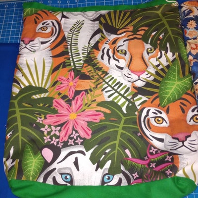 Tiger Clan Fabric Tiger Clan by Michaelzindell Endangered Species Tiger ...