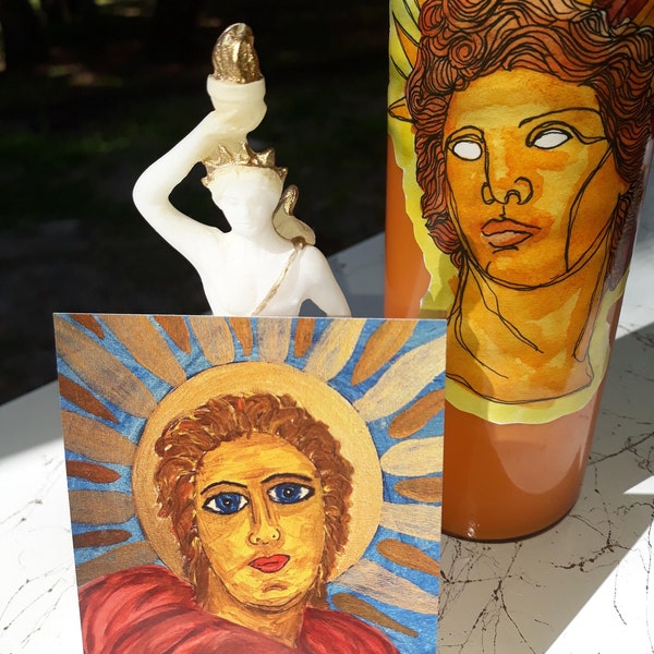 Arianrhod Prayer Card - Etsy