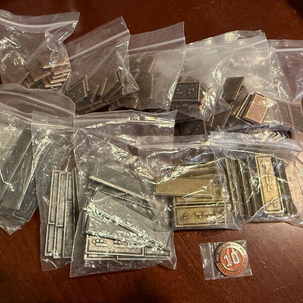 40x Dragon Coins in 3 Different Colors, Metal Token Upgrade for Board ...