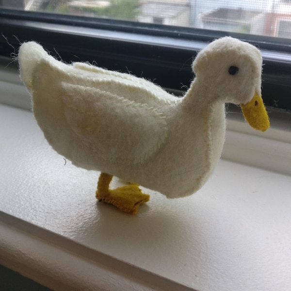 Duck Sewing Pattern, Felt Animal Pattern, Stuffed Animal, Handmade Gift ...
