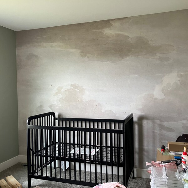 Removable Scenic Wallpaper for Bedroom, Vintage Landscape Wall Mural ...