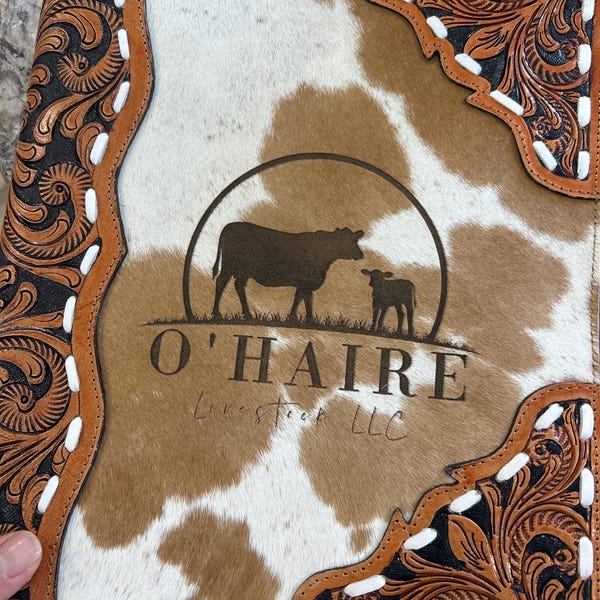 Tooled Leather Pocket Knife Sheath | Tooled Floral Design | Folding ...