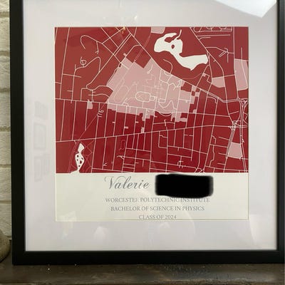 First Date Map Where We Met Map Engagement Print First Dating Paper ...