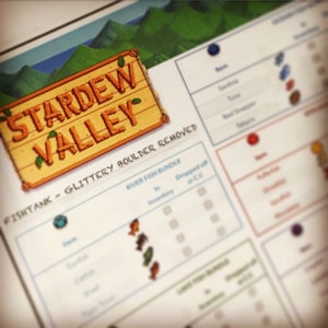 Stardew Valley, Checklist, Bulletin Board Community Center, Items ...