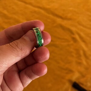 Black Fire Opal Glowstone Ring - Etsy