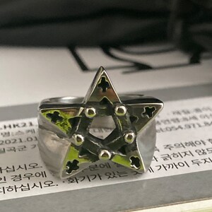 666 Ring 18k Gold Plated Ring man Ring Men Ring Gold - Etsy