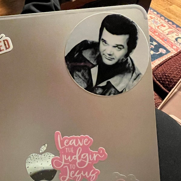 Conway Twitty, Water Bottle Sticker, Computer Stickers, MacBook ...