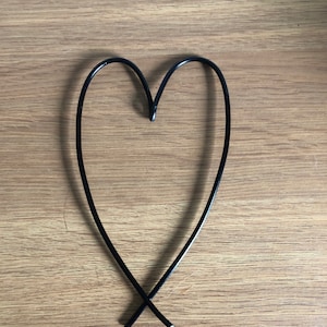 Single Wire Heart, Wire Heart Decoration - Etsy