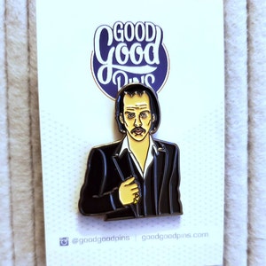 Nick Cave & the Bad Seed Soft Enamel Pin - Etsy