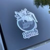 Coffee Crystals Skull Holographic Sticker, Coffee Skull Holographic ...