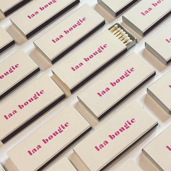 Set of Custom Printed Matchboxes * Personalized Matches * Custom ...