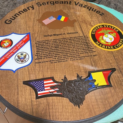 Personalized Army Plaque, Marine Wall Sing, Military Plaque. - Etsy