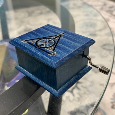 Wooden Music Box Musical Box Beethoven Moonlight Sonata Hand-powered ...