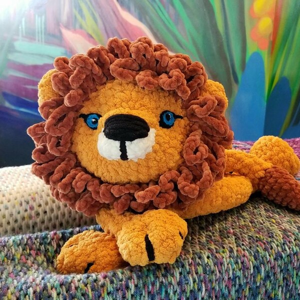 Sleepy Lion Rag Doll Crochet Pattern / Ragdoll / Zoo Animals / Safari ...