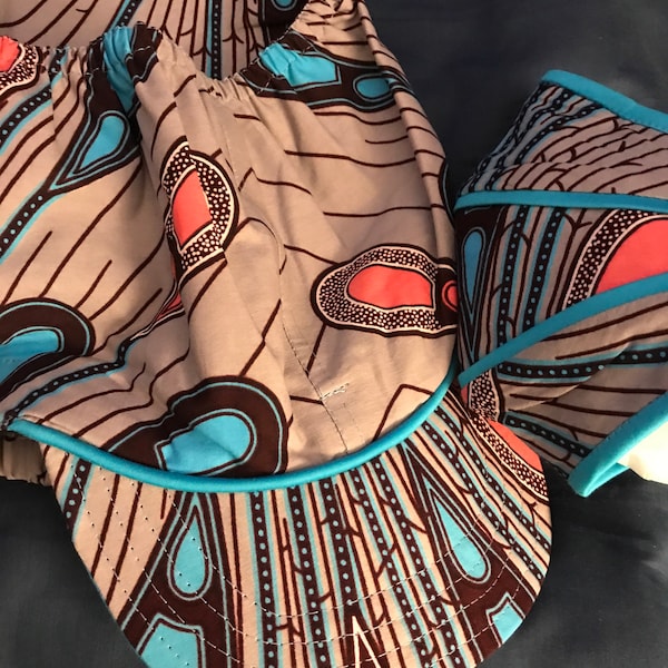 Purple ‘n’ Bronze Soft African Wax Print, Ankara, African Textiles, 100 ...