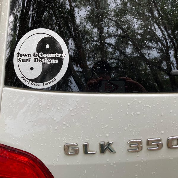 QUIKSILVER Surf Sticker 5" Cyan/black - Etsy