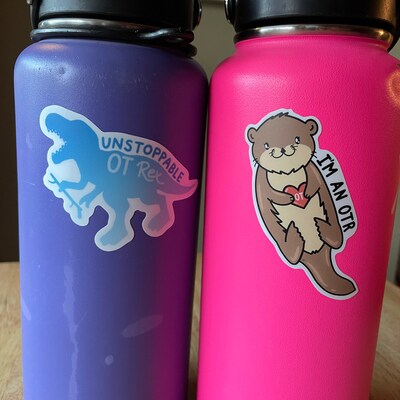 Unstoppable OT Rex Die-cut Vinyl Sticker Sticker Occupational Therapy ...