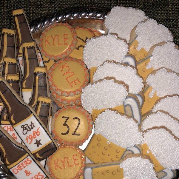 Custom Beer Themed Cookies - Etsy