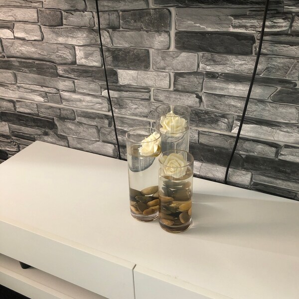 1kg of WHITE Decorative Stones Natural Pebbles Table Decoration ...