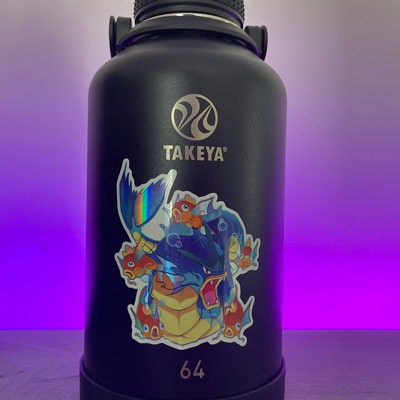 Gyarados Magikarp Holo Vinyl Sticker for Hydroflask Laptop Car Tumbler ...