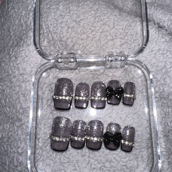 Custom Design No.13 | Press on Nails | Handmade Press on Nails | Gel ...
