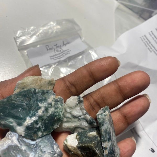 Tree Agate Rough Natural Stones: Choose Ounces or Lb Bulk Wholesale ...