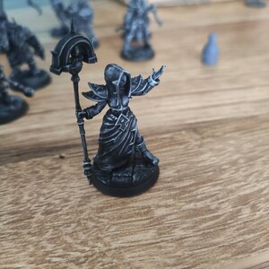 Mage Miniature Wizard Mini Sorcerer Warlock Dungeons and - Etsy