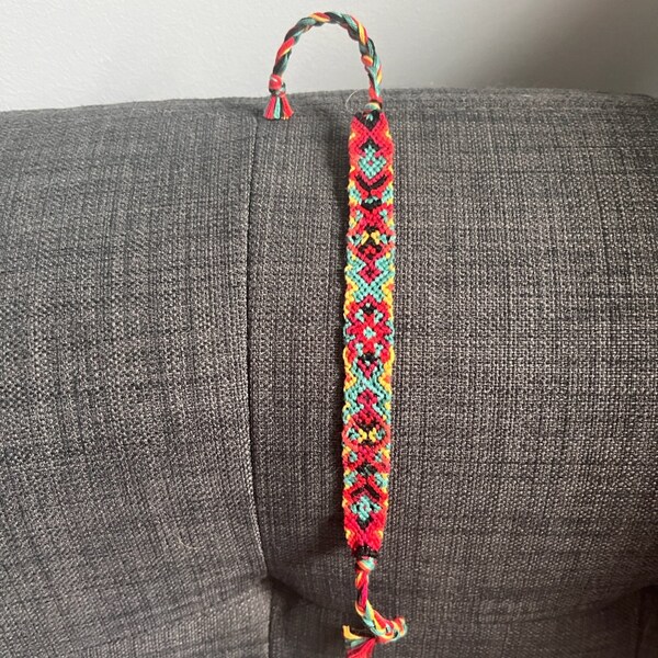 Ocean and Leaves Friendship Bracelet Pattern - PDF Tutorial - Beginner ...