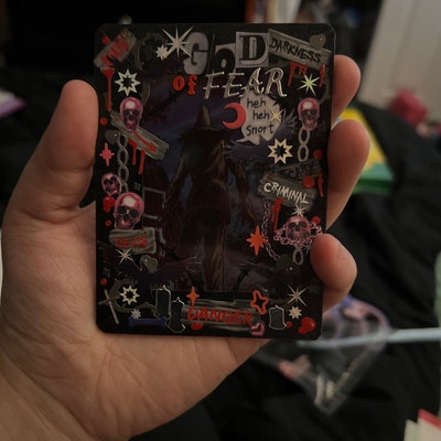 Custom Decorated Toploader Anime Vtuber Manga - Etsy