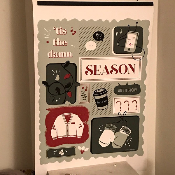 Coffee All Day Poster / Retro Quote Coffee Art Print / Kitchen Wall Art ...