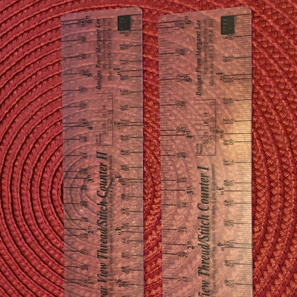 Cross Stitch Ruler: Clear View Fabric Gauge, Needlework Tool - Etsy