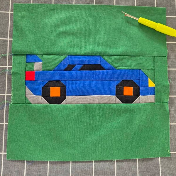 PDF Quilt Block Pattern Hay Wagon Christmas Edition Vehicle Quilt - Etsy