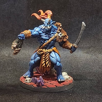 Oni Grunt D Resin Miniature Dnd Miniatures Dungeons & - Etsy