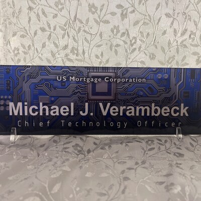 Desk Name Sign Desk Name Plate Name Tag Name Badge Name Sign Nameplate ...